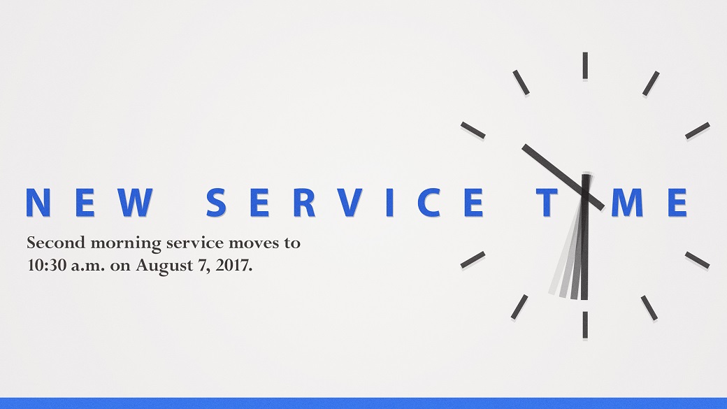 New Service Time | Bible Center Church