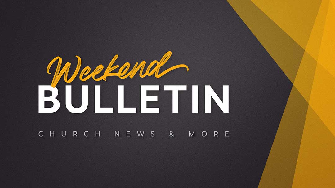 Weekend Bulletin | Bible Center Church
